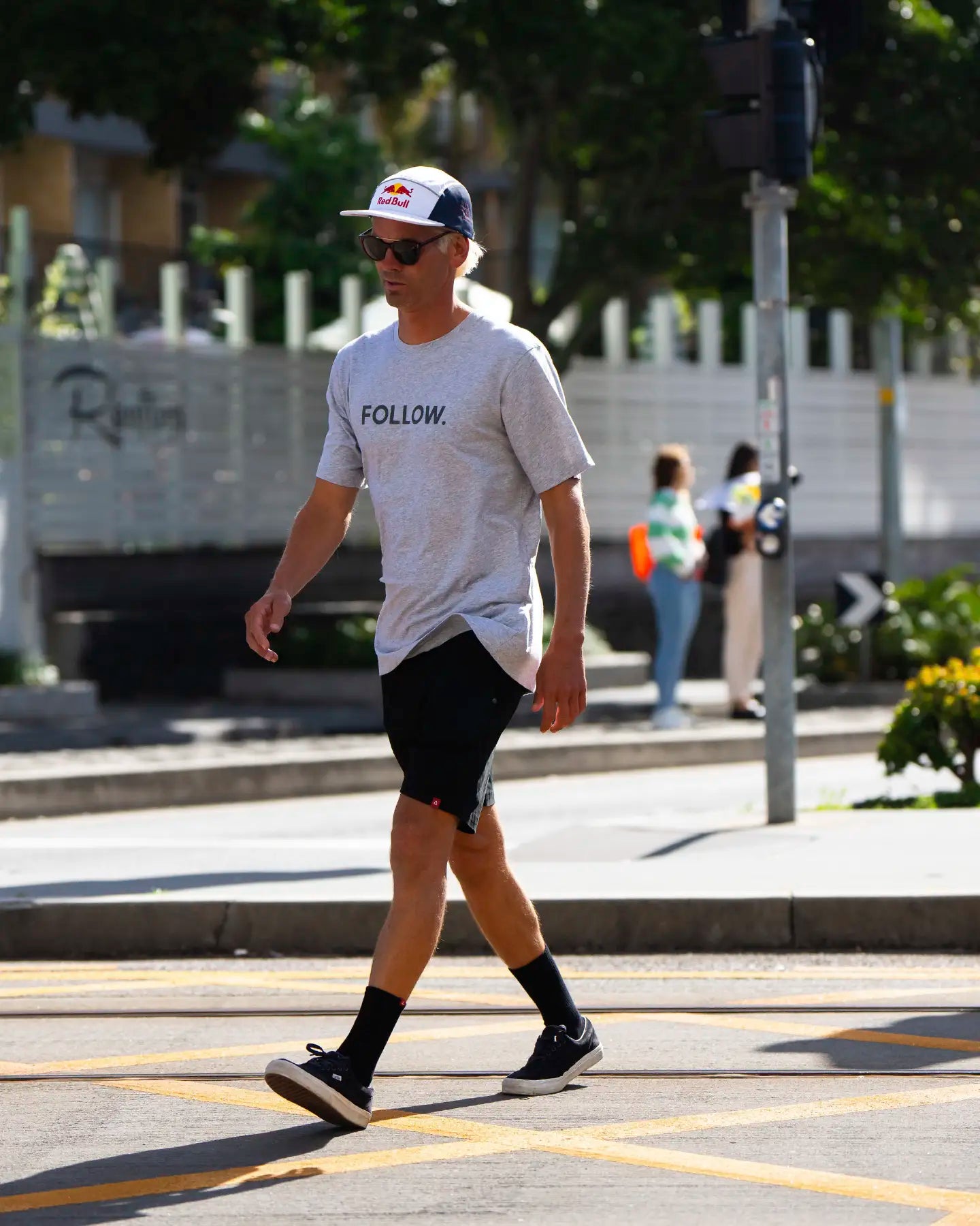 Buy the Follow Summer Chino 18in Black Walkshorts Online Now ...