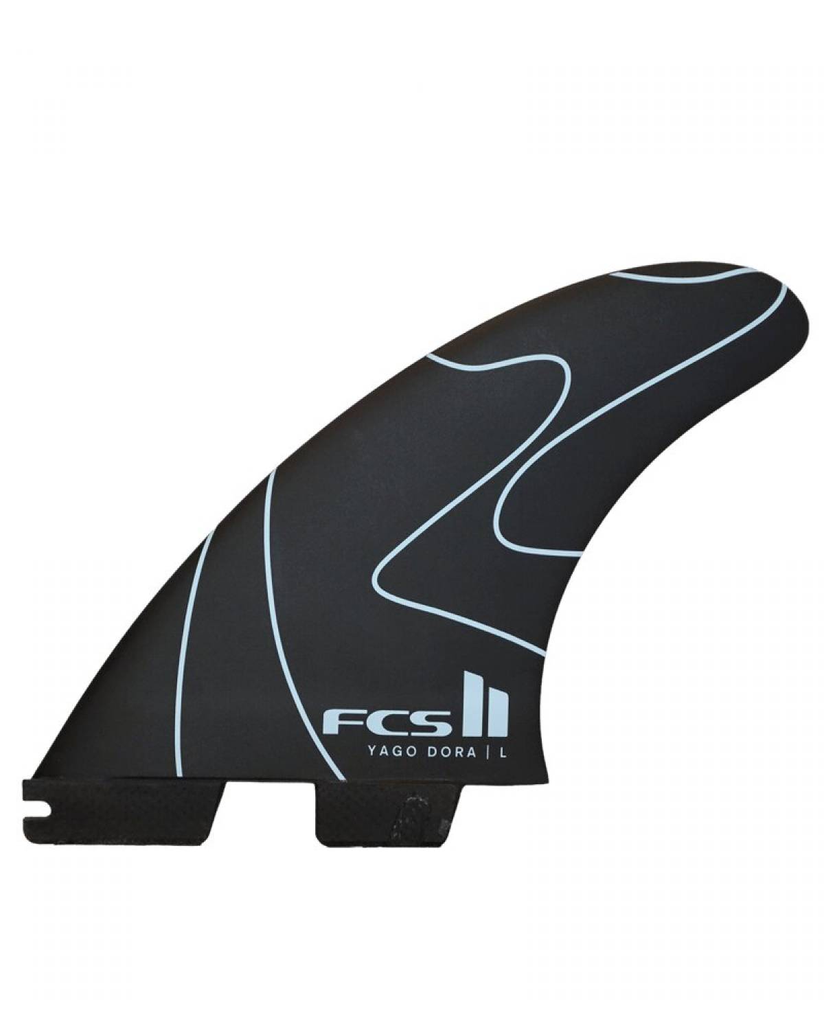 Buy the FCS II Yago Dora PC Tri Fins M Flux Blue Online Now | Boardcave ...