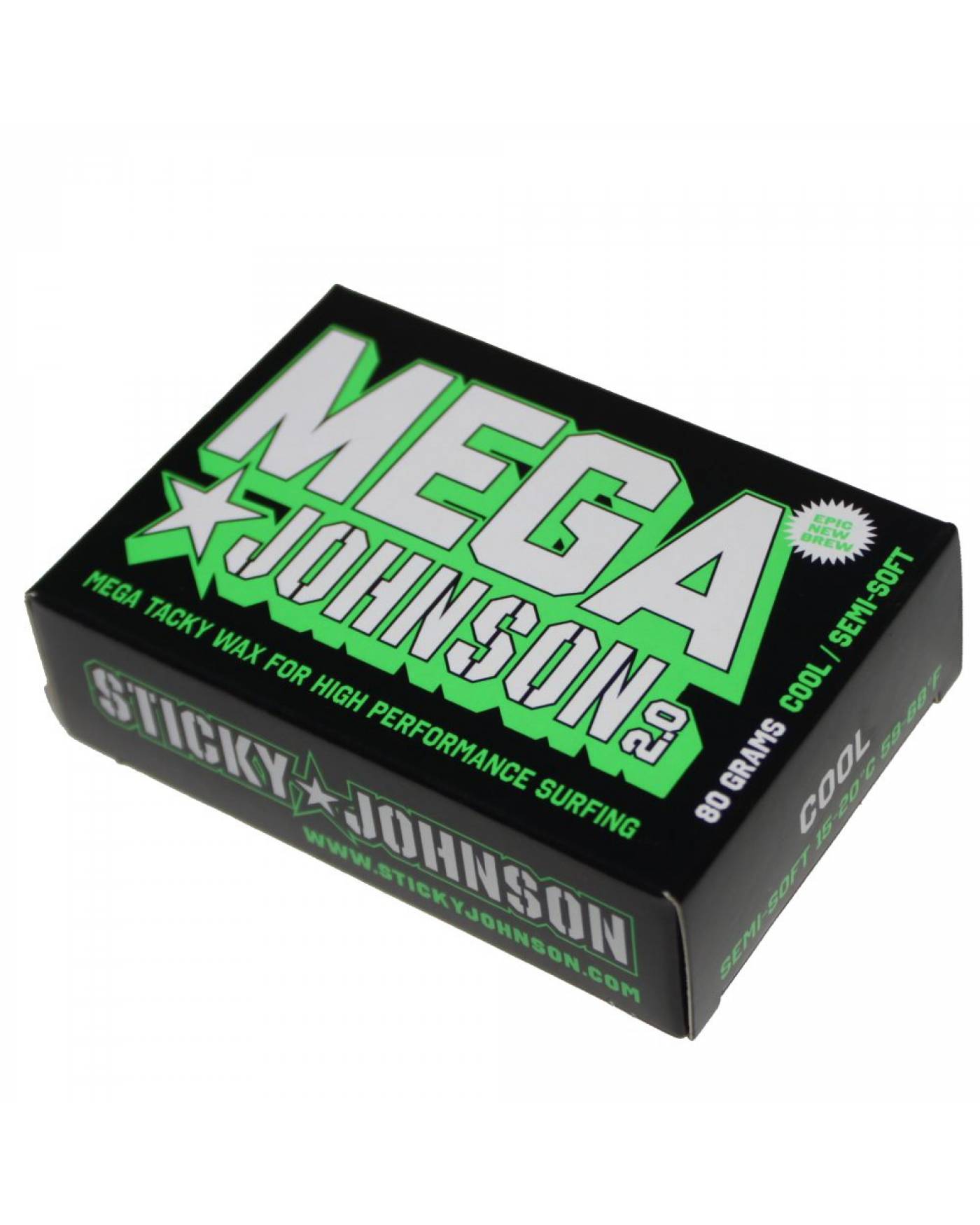 Buy the Sticky Johnson Mega Johnson 2.0 Cool Wax Online Now | Boardcave ...