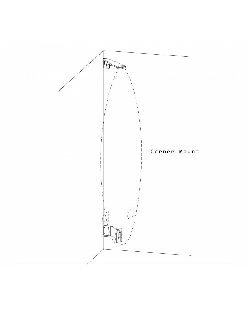Surfboard Rack | Ghost Racks Corner Mount | Boardcave Australia