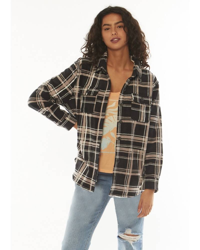 Fleece Jackets | Sisstrevolution Lil Falcon Jacket Black | Boardcave ...