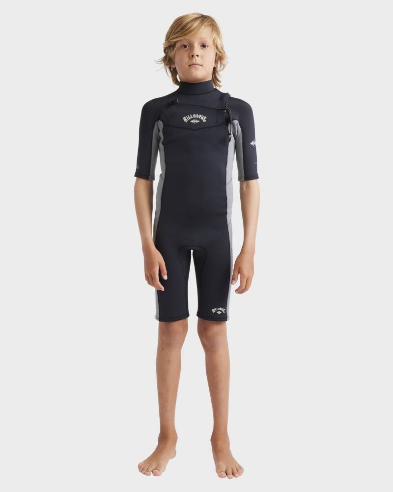 Buy the Billabong Boys Absolute Natural Chest Zip 2mm Alloy Springsuit ...